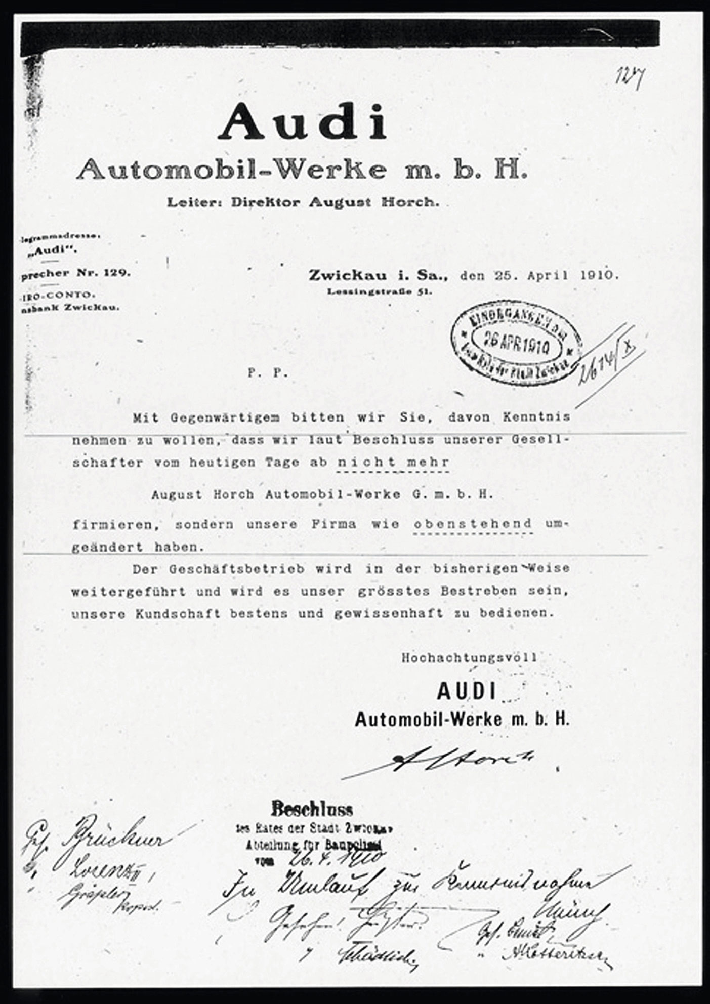 Audi, inspired by a young boy versed in Latin, becomes an official ...