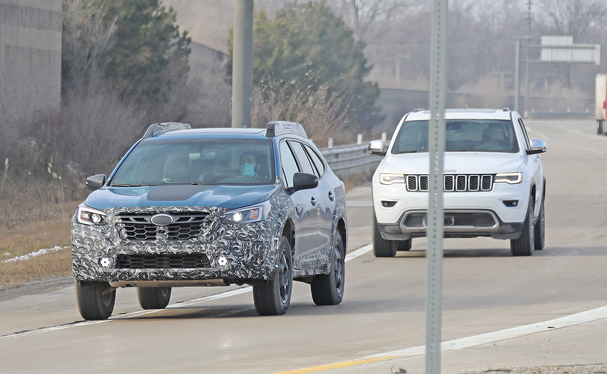 2022 Subaru Outback Wilderness spy photos gallery