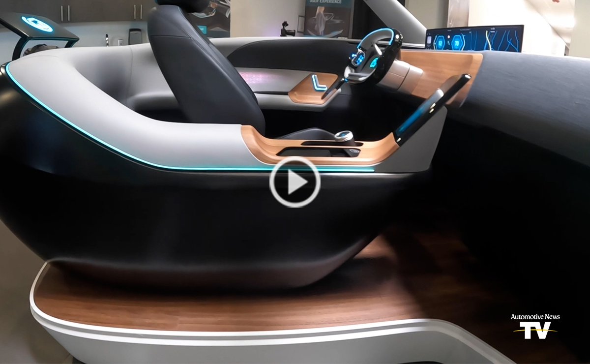 Automotive News Video: Interactive displays and replacing interior ...