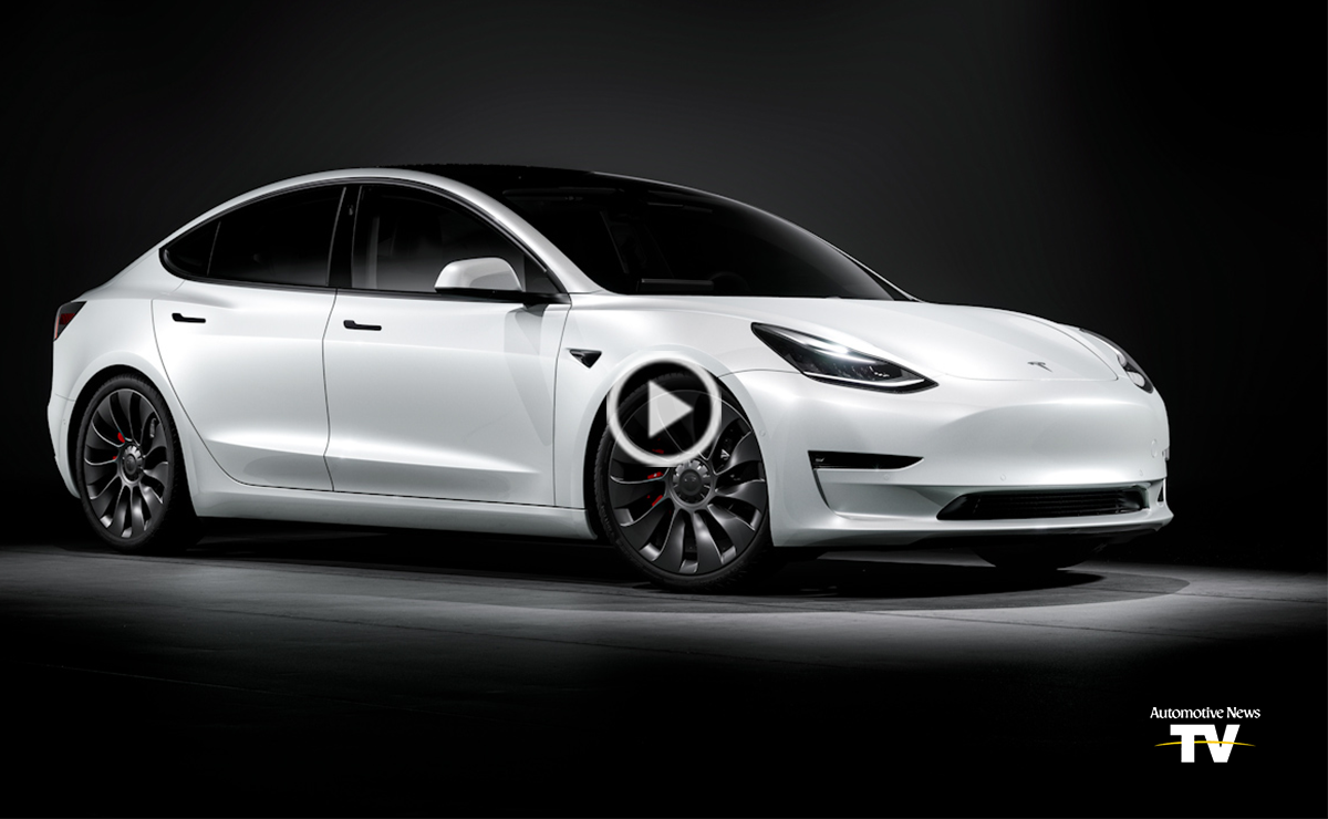 AutoNews Now: A revamp for Tesla's Model 3? Video from Automotive News