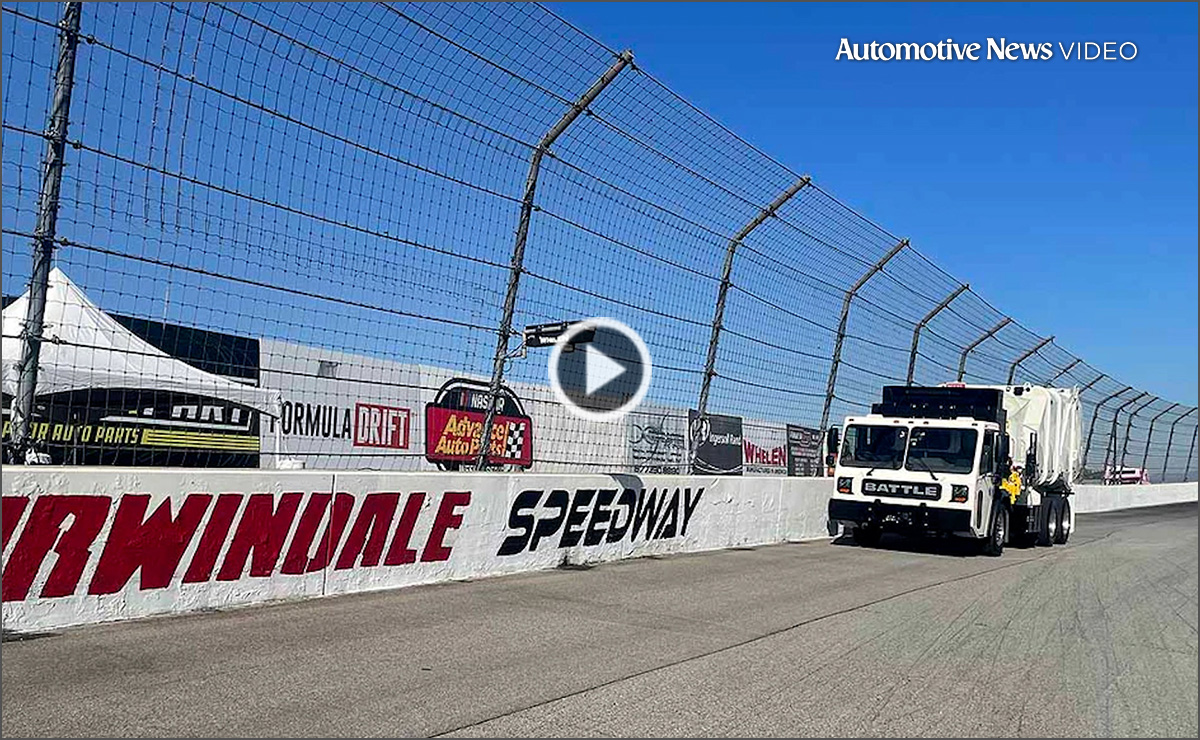 Automotive News Video: Electric commercial truck demonstrations Video ...