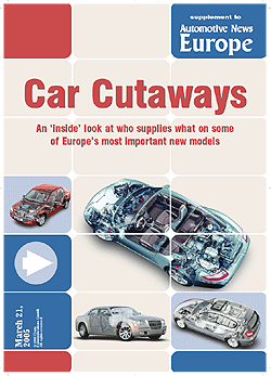 Automotive News Europe Car Cutaway supplement | Automotive News