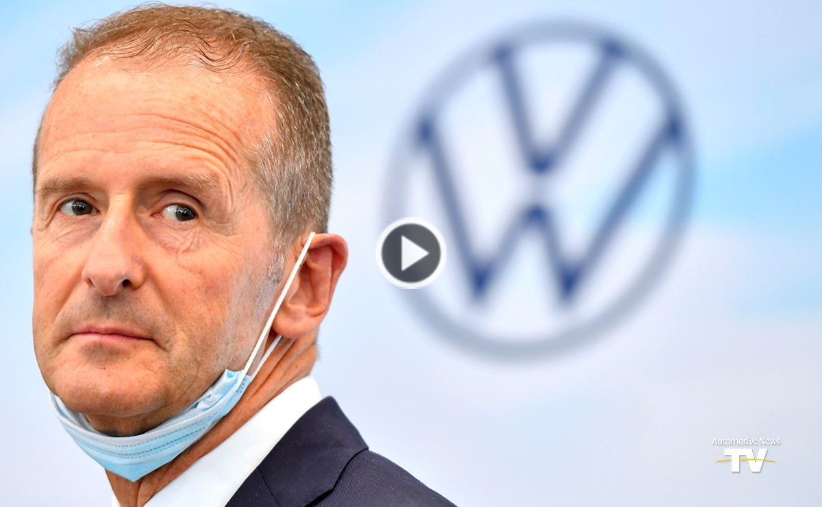 AutoNews Now: VW's Herbert Diess to staff: Prepare for overhaul during ...