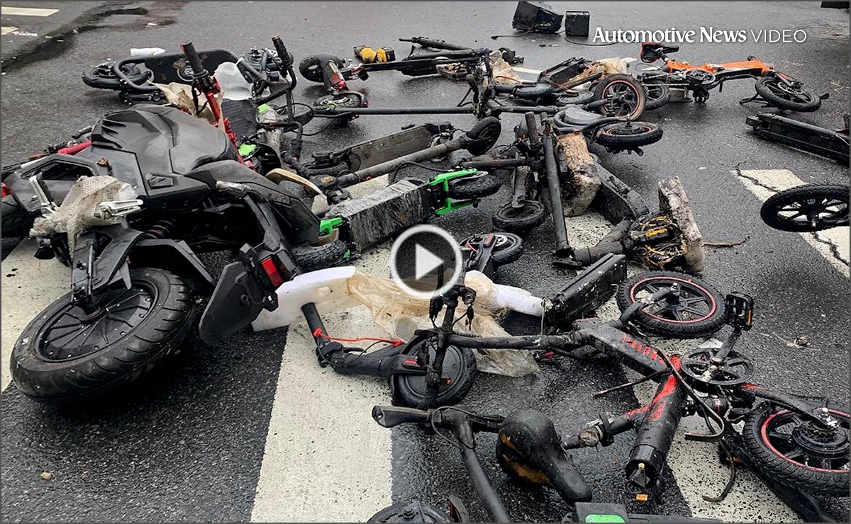 Automotive News Video: Fires risk turning EV progress to ash Video from ...