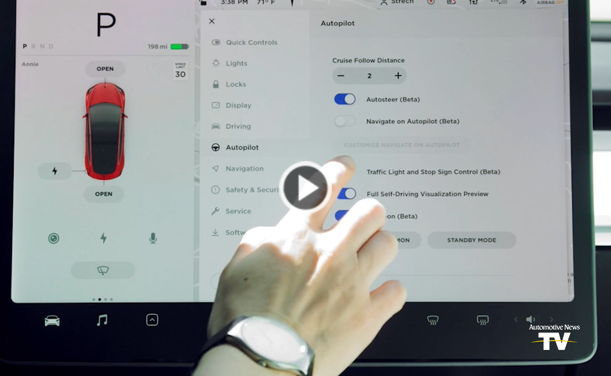 AutoNews Now: Tesla's driving data-storage system decoded Video from ...