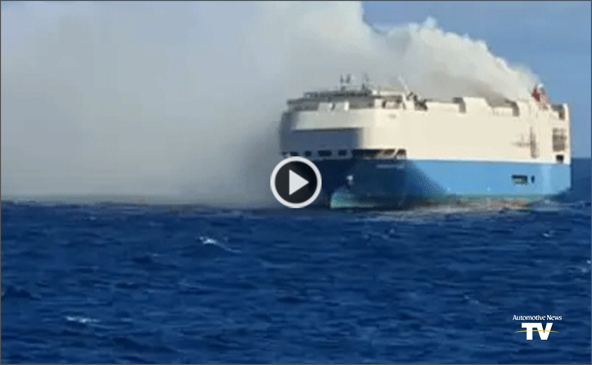 First Shift: U.S.-bound VW Group vehicles aboard burning cargo ship ...