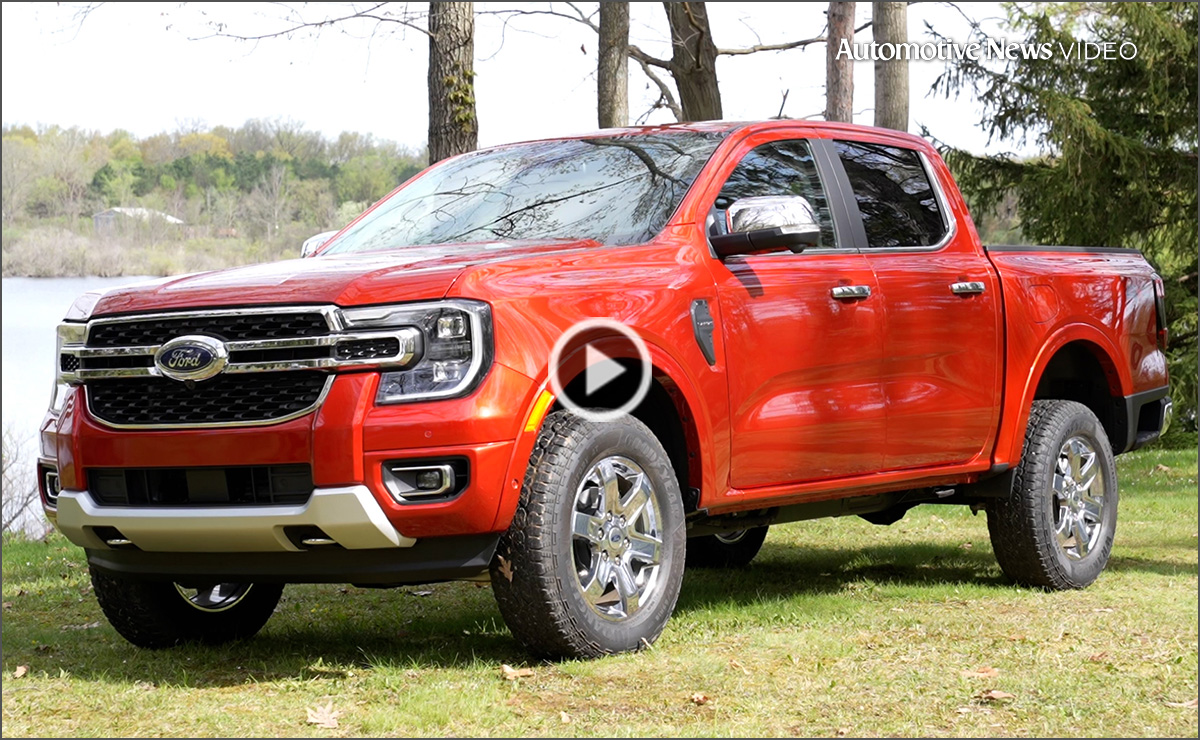 Automotive News Video: The redesigned 2024 Ford Ranger, with new Raptor ...