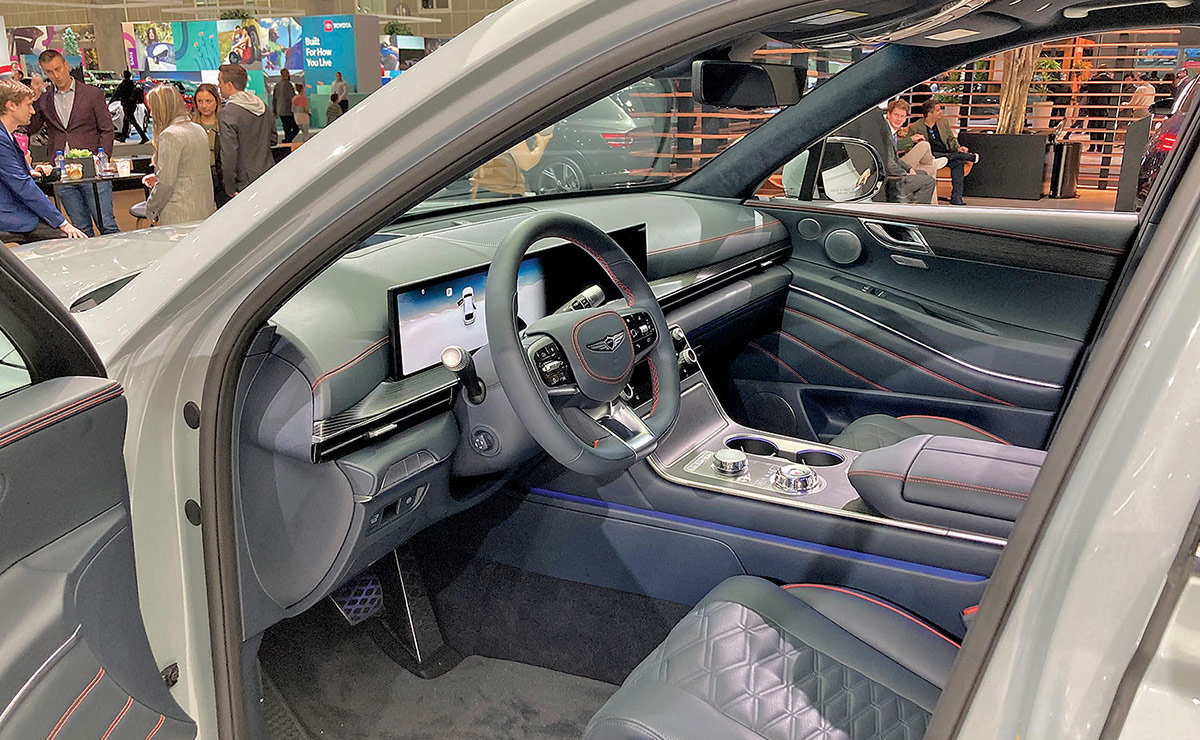 LA Auto Show vehicle interiors was a vibrant display | Automotive News