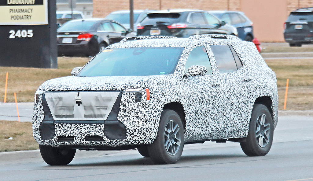 GMC Terrain redesign captured in spy photos | Automotive News