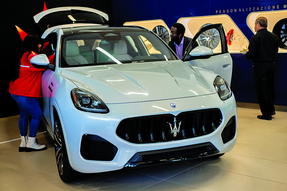 Helfman Maserati hosts party to show off Grecale | Automotive News