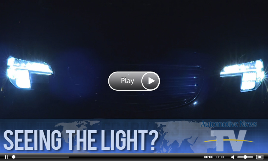 AutoNews Now: High-tech headlight hope? Video from Automotive News