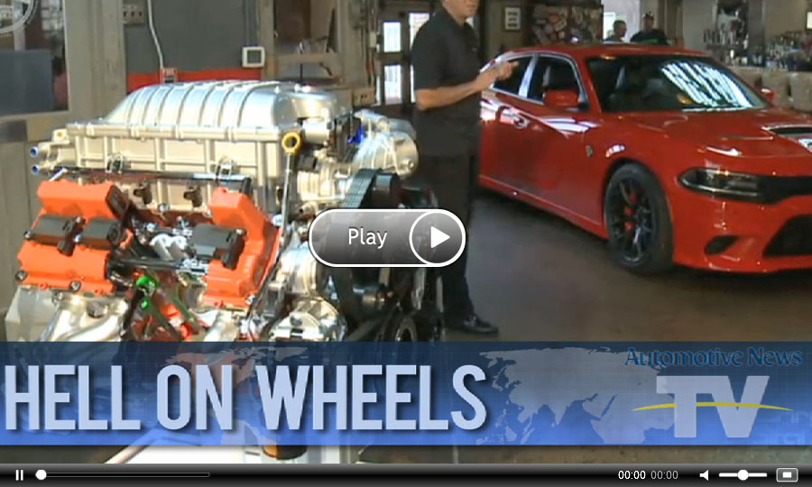 AutoNews Now: Devilish Dodge Charger SRT Hellcat debuts Video from ...