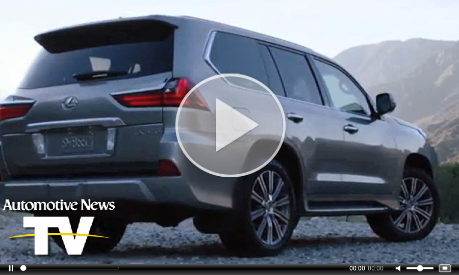 First Shift: New look for Lexus LX Video from Automotive News
