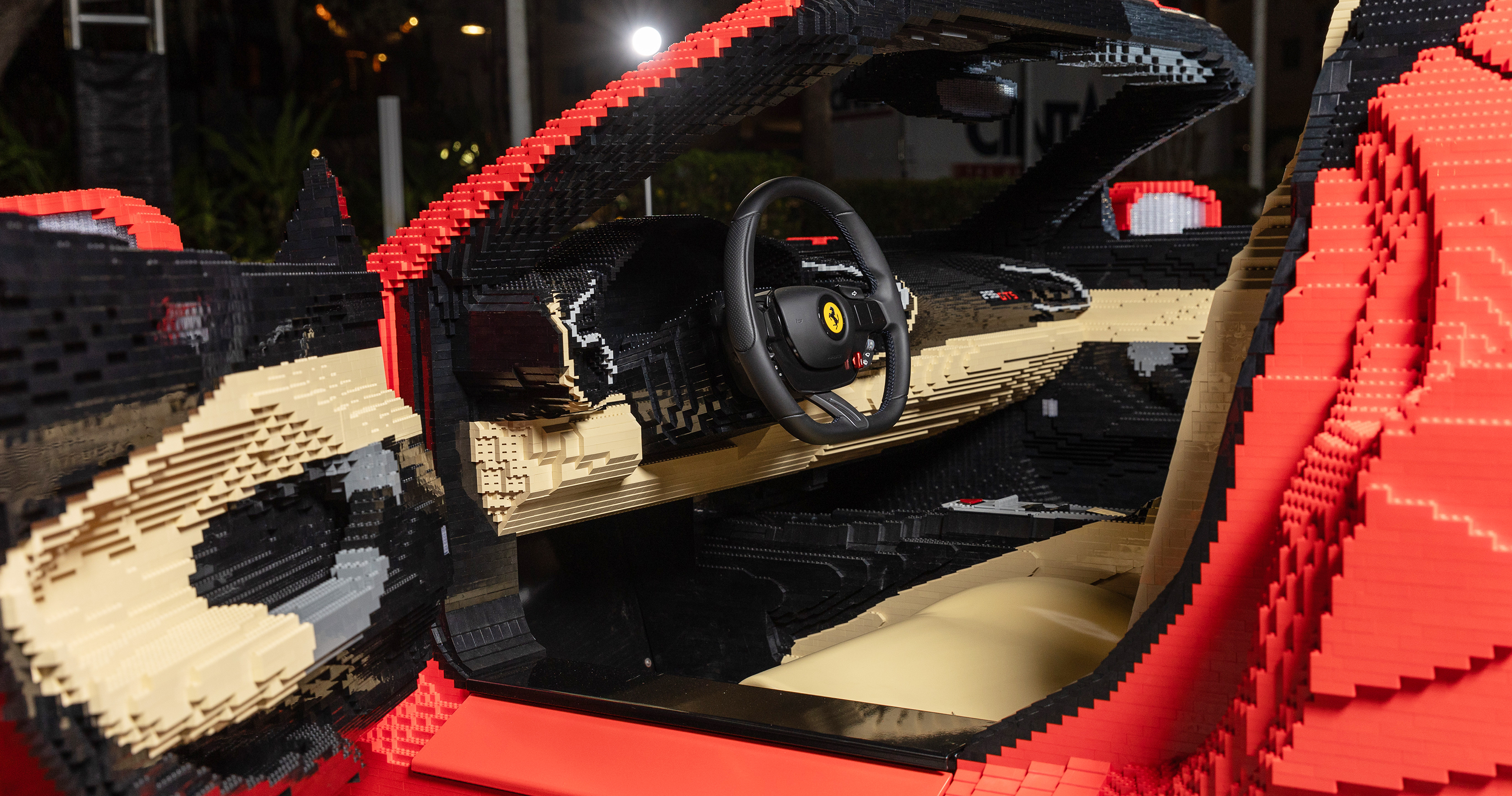 Legoland Florida's newest creation: A lifesize Ferrari 296 GTS ...