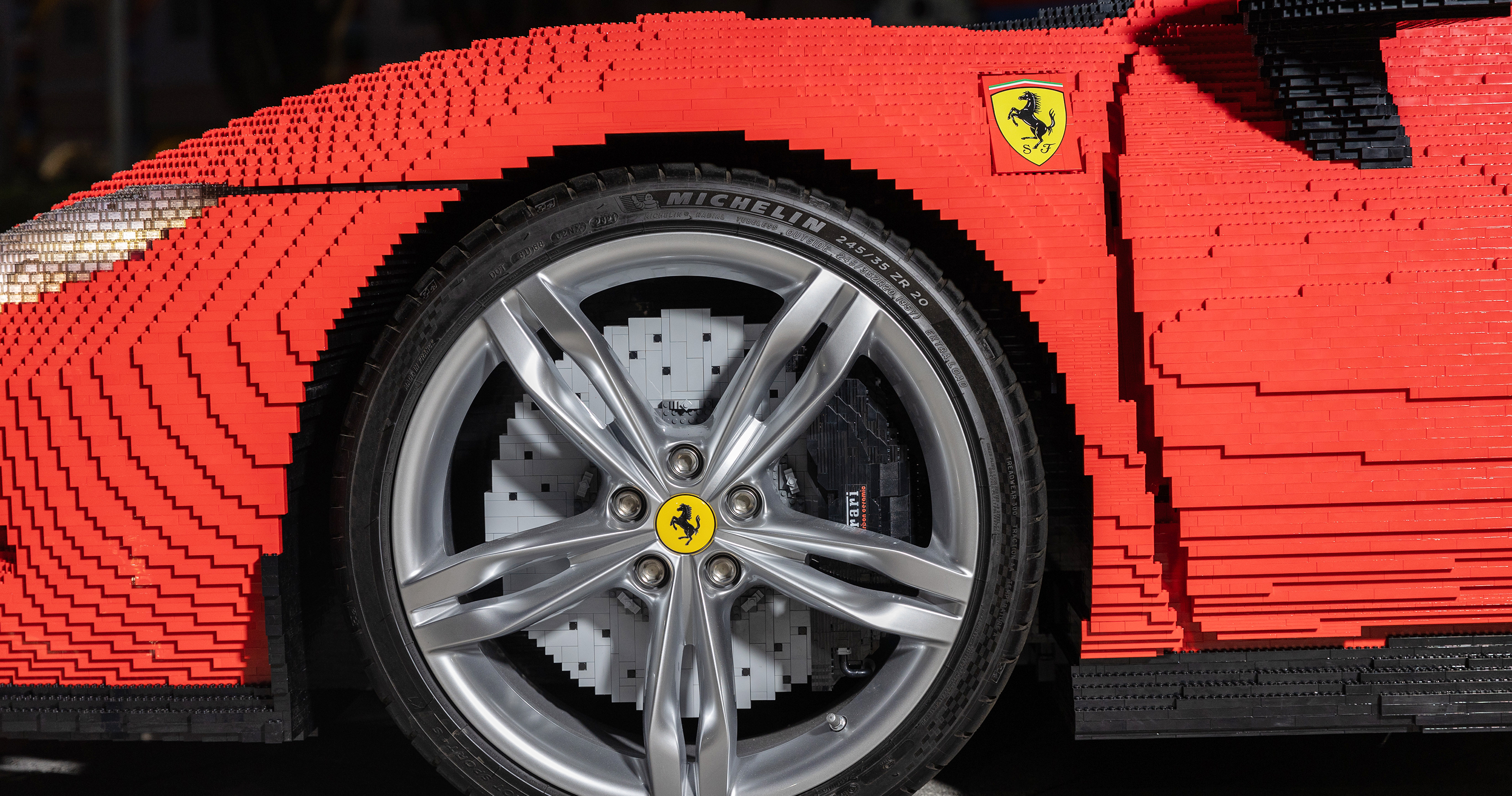 Legoland Florida's newest creation: A lifesize Ferrari 296 GTS ...