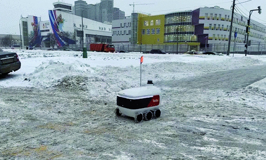 Autonomous food delivery robots from Russia's Yandex take to the ...