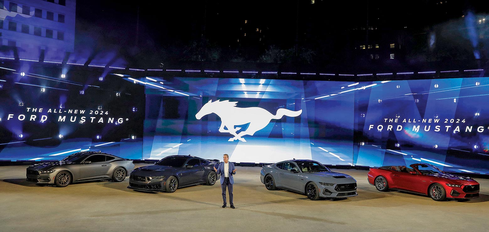 Ford forges EV future, but still has Mustang gas | Automotive News