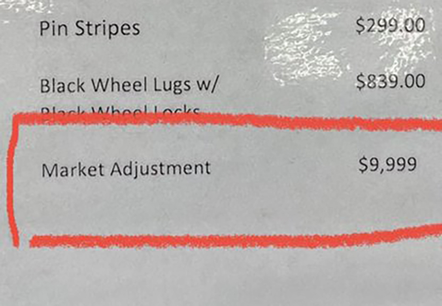 Why car dealers are justified in asking for well over sticker price in ...