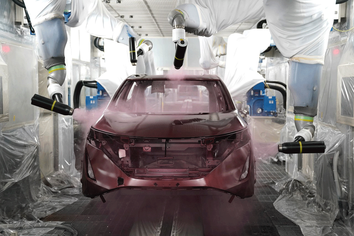Nissan modernizes factory assembly for efficient EV production ...
