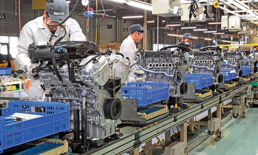 Mazda's Skyactiv line reduces factory costs | Automotive News