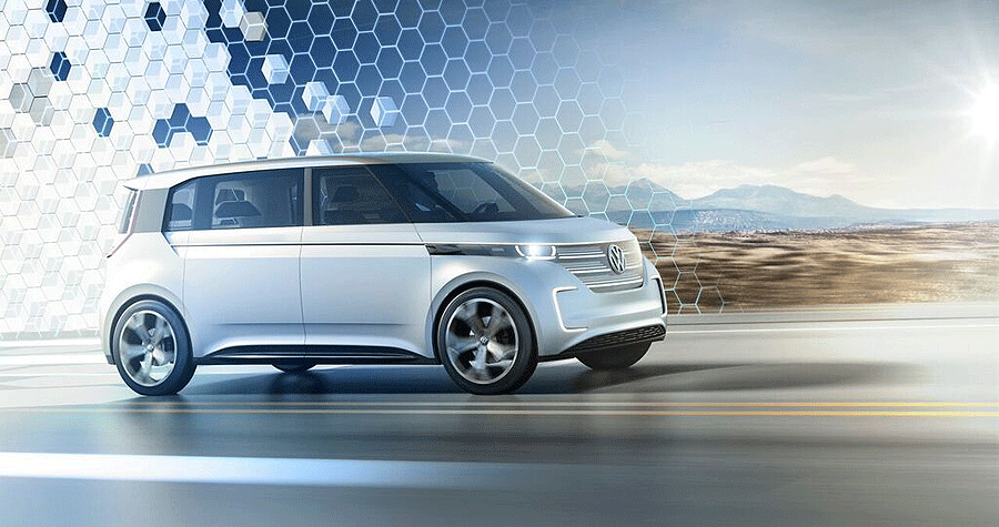 Volkswagen EV concept peers ahead to connected future | Automotive News