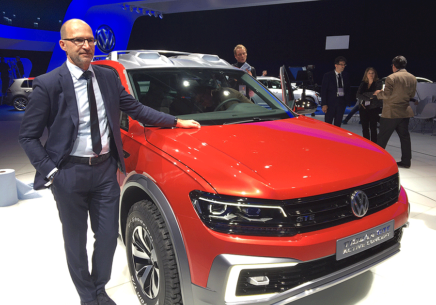 VW demonstrates versatile MQB platform with off-road hybrid Tiguan ...