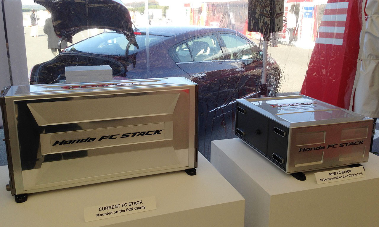 Honda boosts output, shrinks size of hydrogen fuel cell stack ...