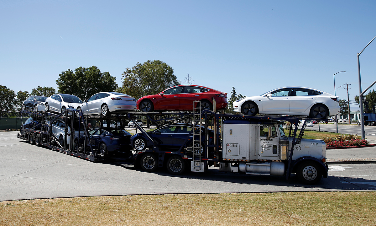 Elon Musk says Tesla making its own car carriers | Automotive News