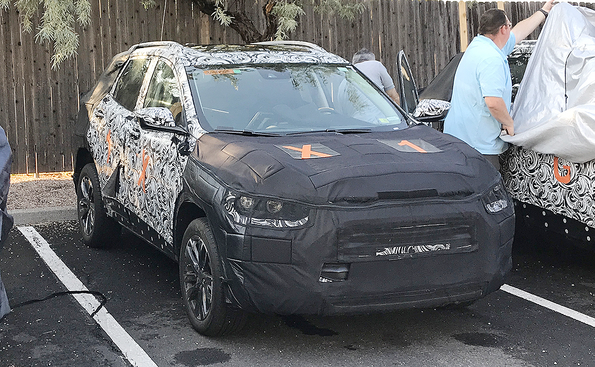 GMC small crossover spy photos