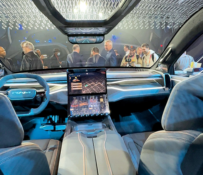 Ram 1500 Revolution EV pickup concept includes 3rd row | Automotive News