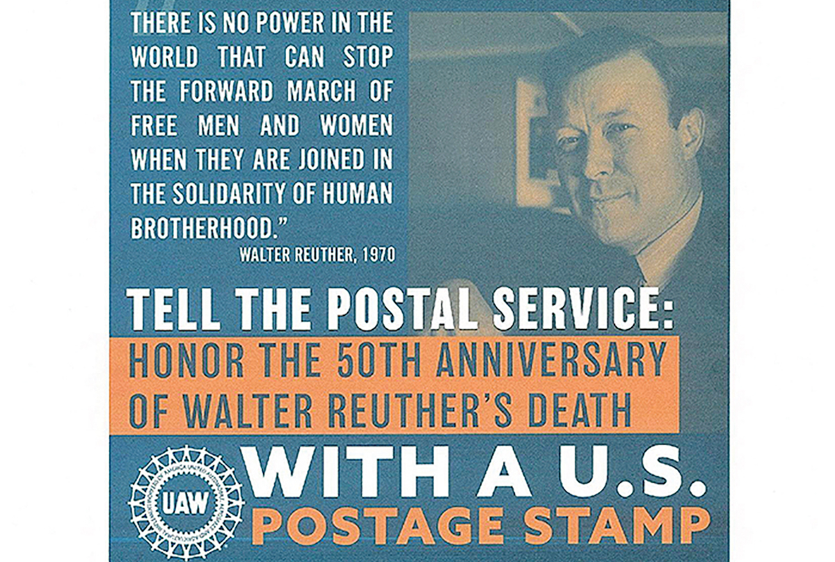 UAW petitions for Walter Reuther stamp | Automotive News
