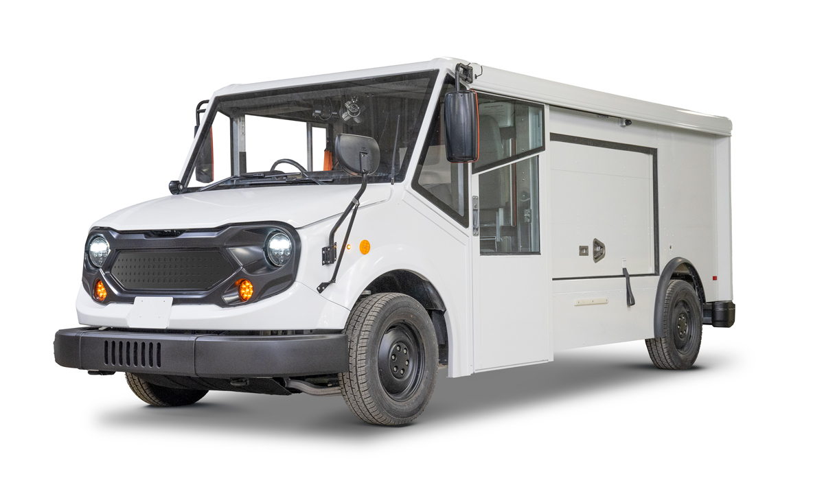 Rivian's van chassis debuts at Indy Work Truck Show | Automotive News