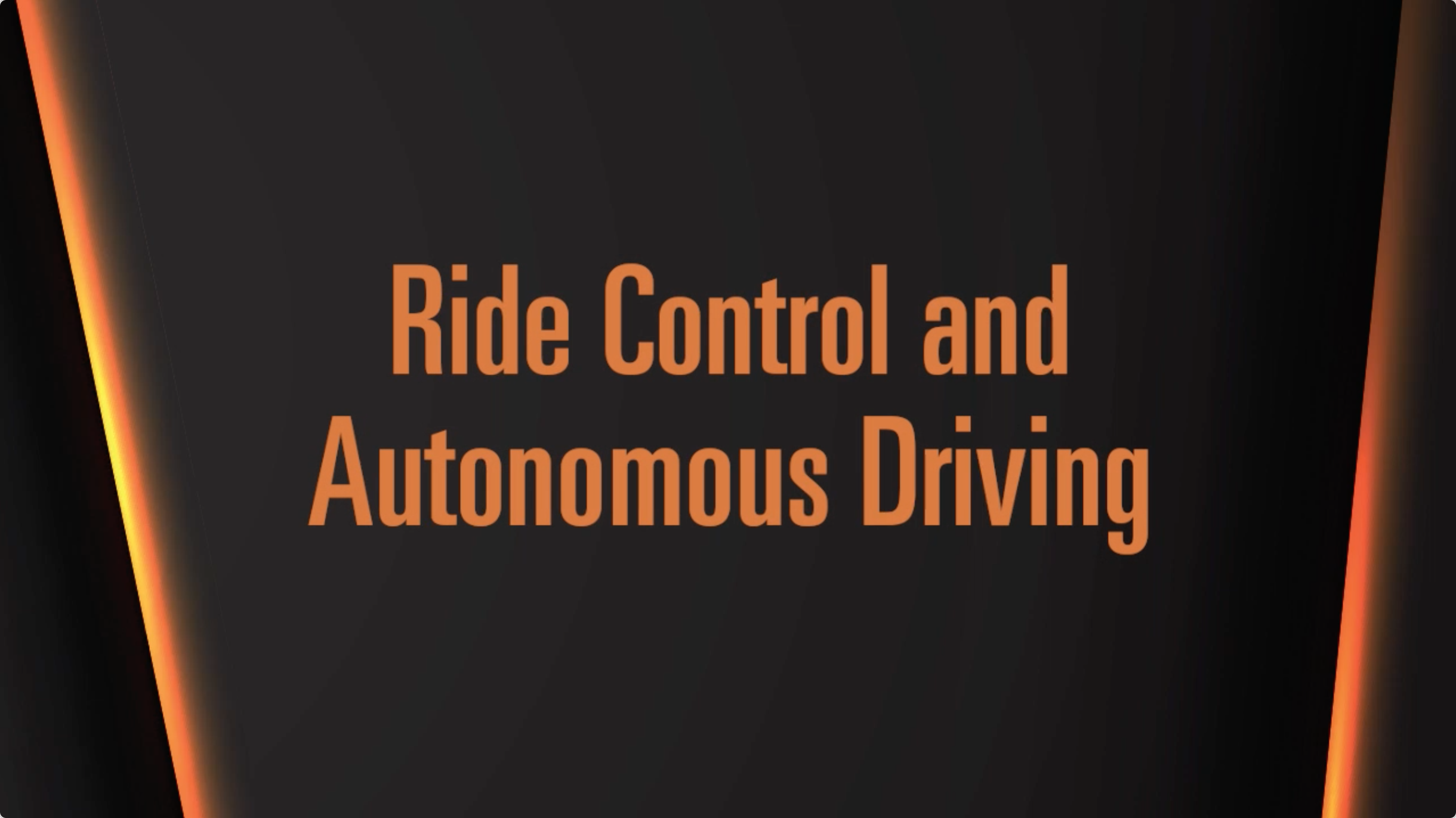 2021 PACE Award Finalists | Ride Control and Autonomous Driving Video ...