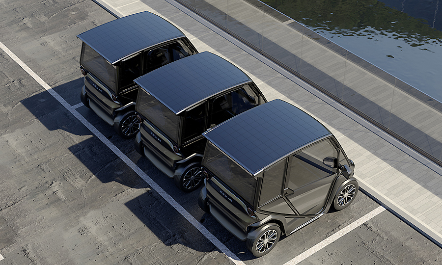 Dutch startup pitches its two-seat solar EVs for car-sharing ...