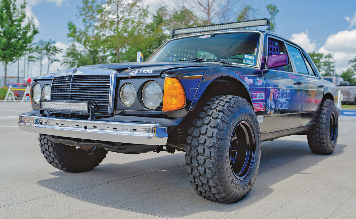 High schoolers turn Mercedes sedan into off-roader for Hot Wheels ...