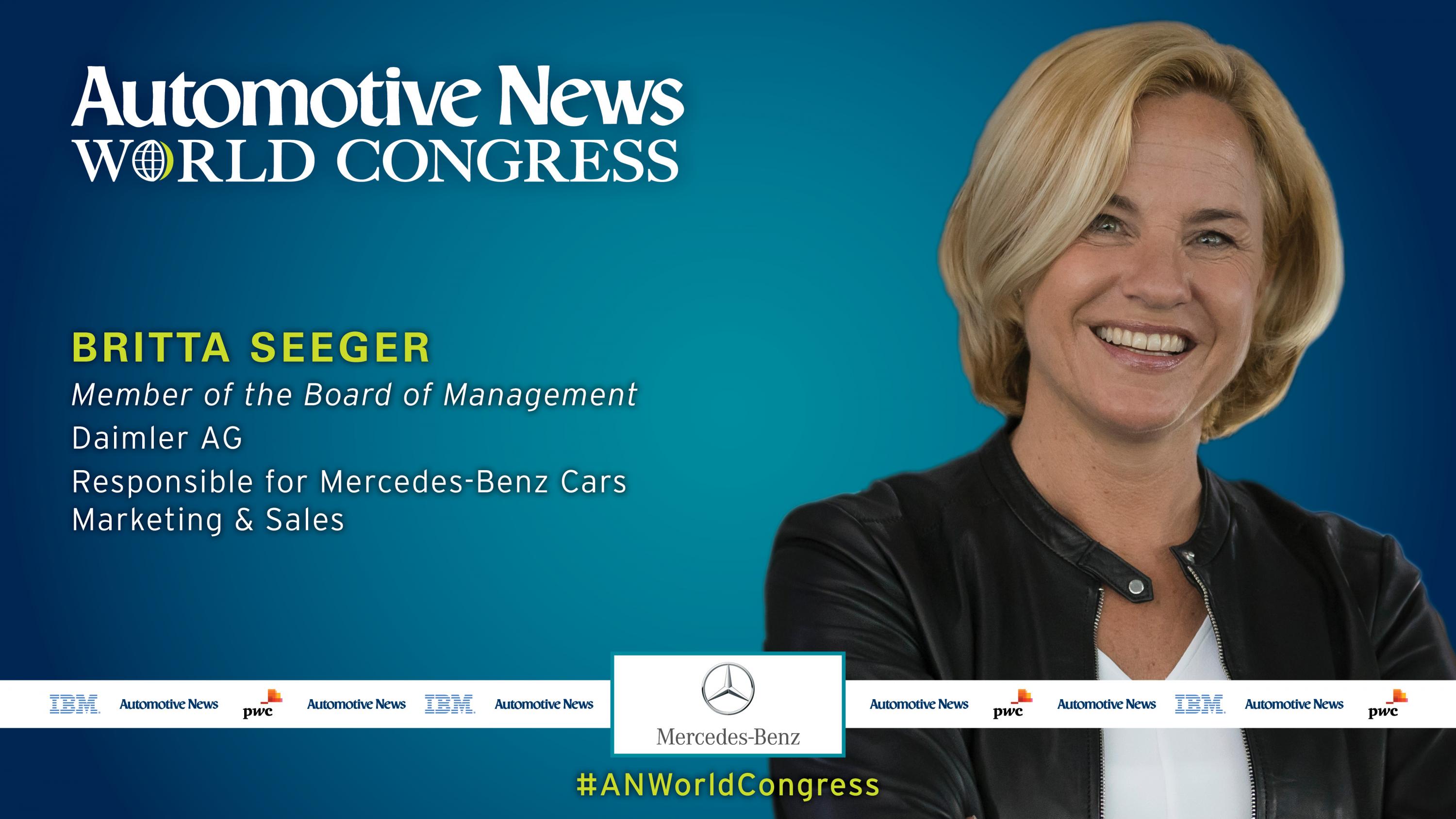 Britta Seeger, Member of the Board of Management, Daimler AG Video from ...