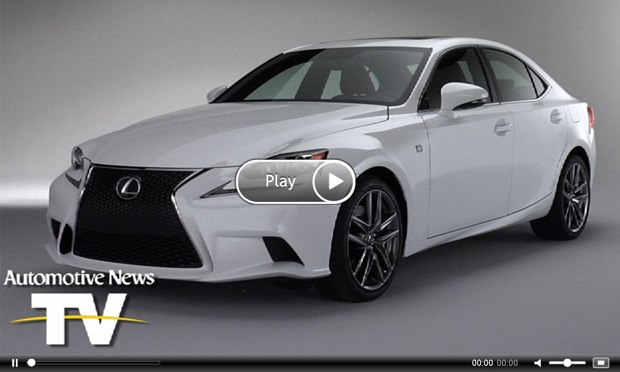 First Shift: Close-up look at Lexus IS Video from Automotive News