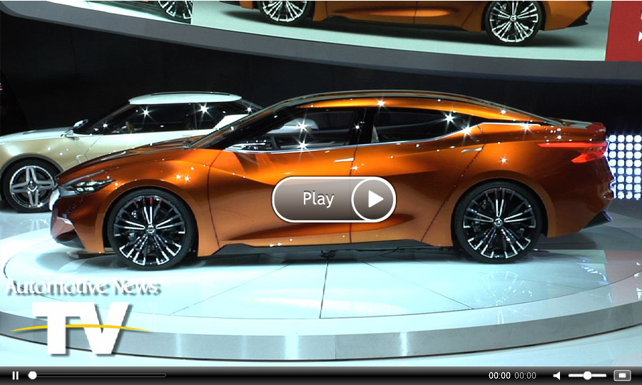 First Shift: The new look of Maxima? Video from Automotive News