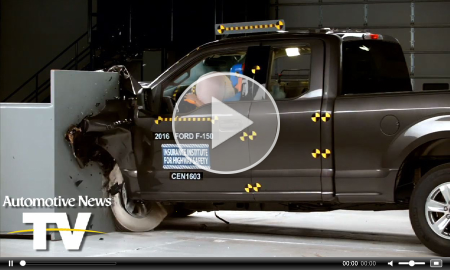 First Shift: Ford F-150 crash-test triumph Video from Automotive News