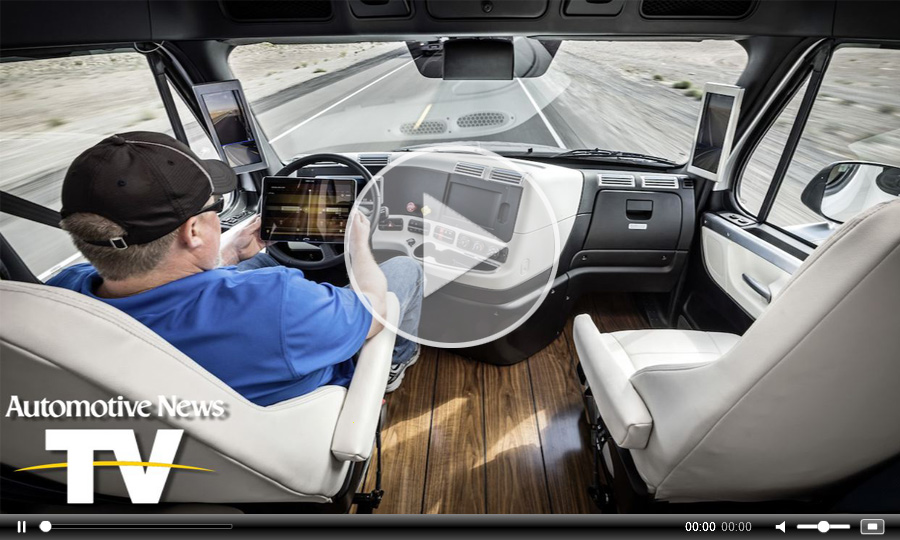 First Shift: Now, the self-driving semi Video from Automotive News