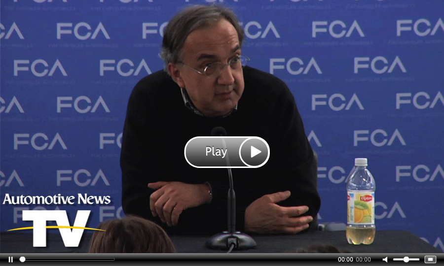 First Shift: Marchionne to 'stay the plan' Video from Automotive News