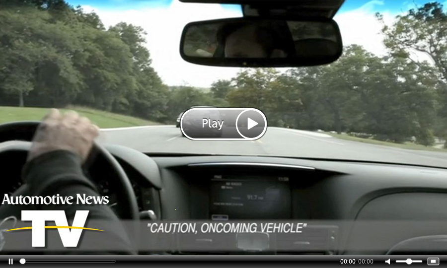 First Shift: Putting 'talking cars' to test Video from Automotive News