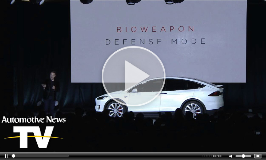 First Shift: Tesla's Model X debut Video from Automotive News