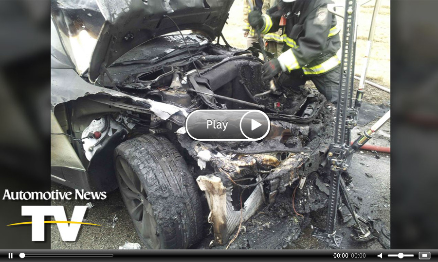 First Shift: A call for Tesla fire probe Video from Automotive News