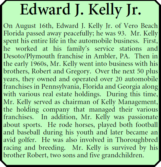Edward J. Kelly Jr. | Automotive News