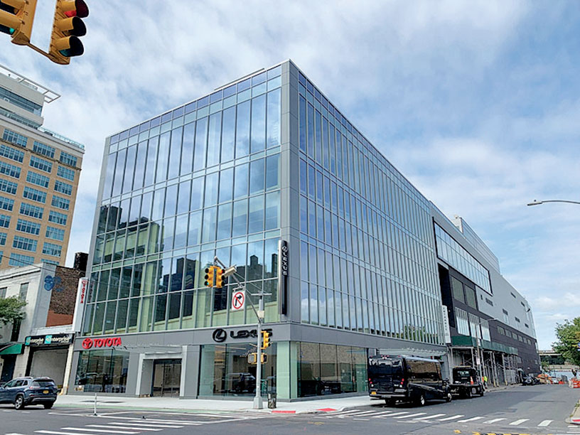 Toyota-Lexus dealer creatively uses vertical space in Manhattan ...