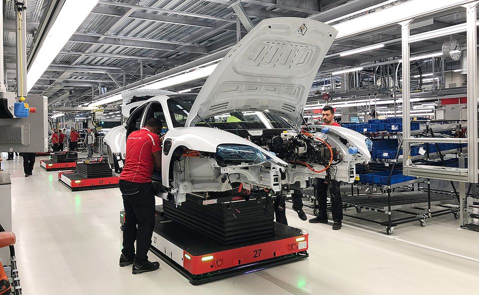 Porsche building Taycans in a tight spot | Automotive News
