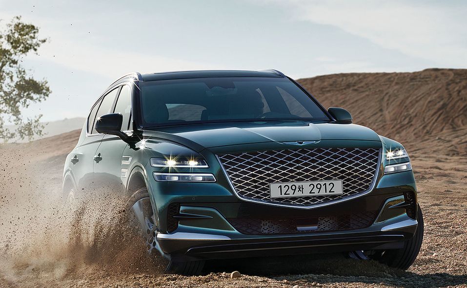 Genesis takes covers off first crossover, the GV80 | Automotive News