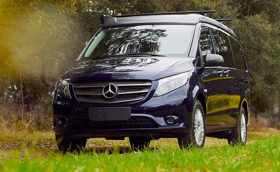 Mercedes goes glamping with pop-up Weekender van | Automotive News