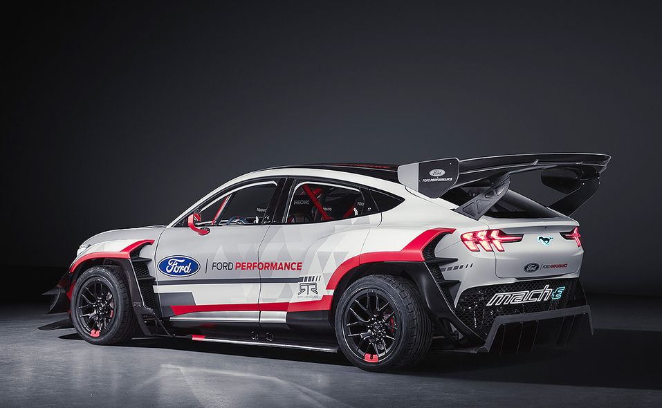 Ford Mach-E prototype packs 7 motors, 1,400 peak hp | Automotive News